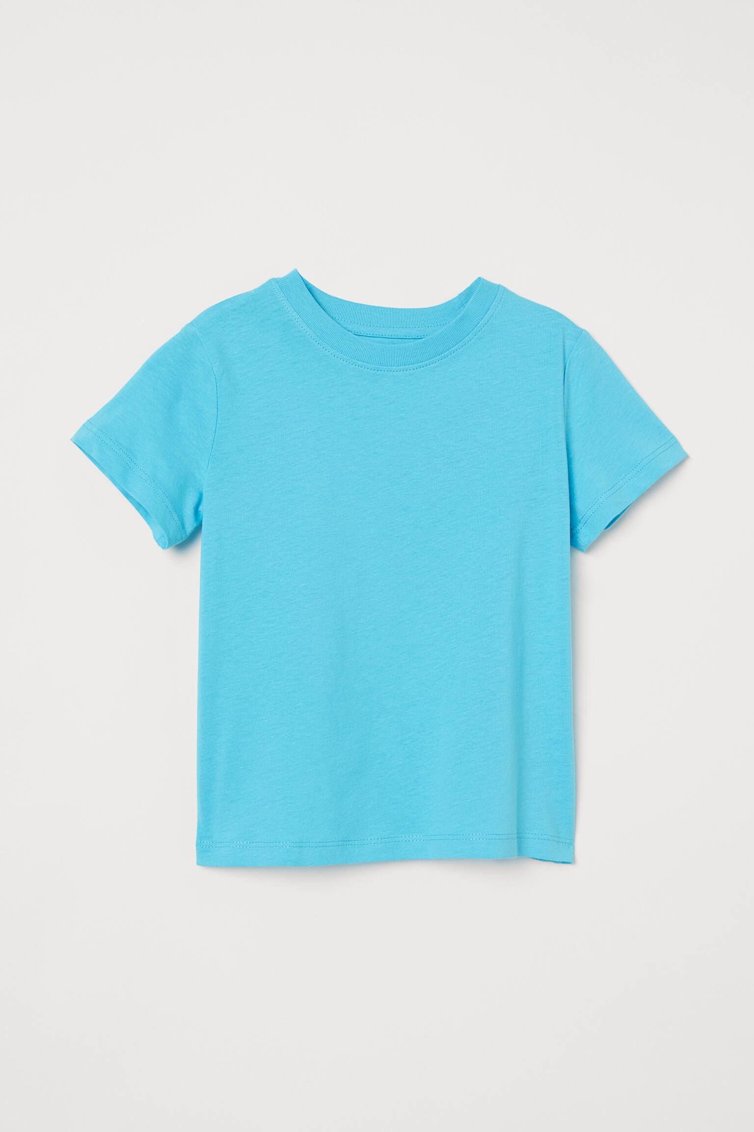 Cotton T-shirt - Turquoise - Kids | H&M HK