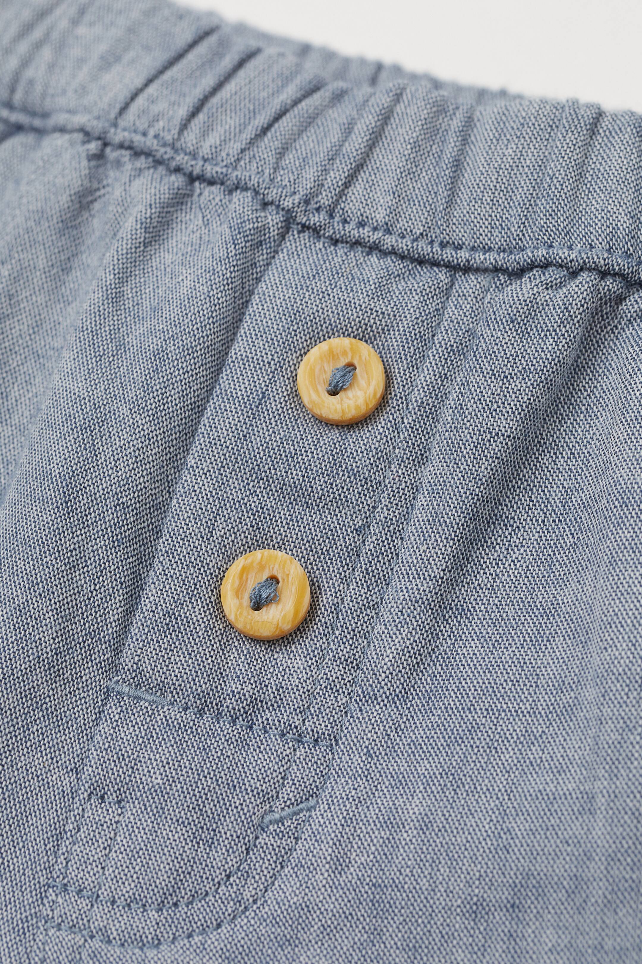 Cotton Pants - Blue/chambray - Kids | H&M CA