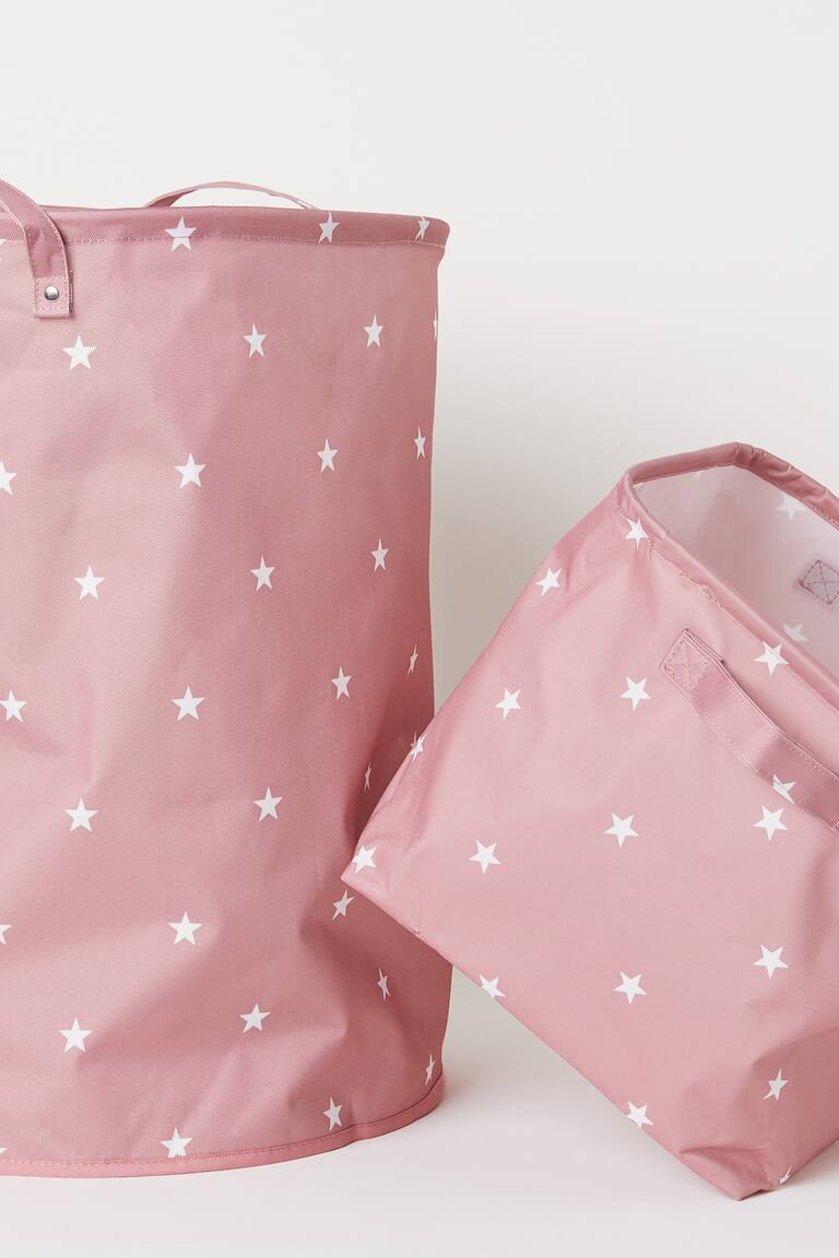 Storage Box - Dusky pink/stars - Home All | H&M US