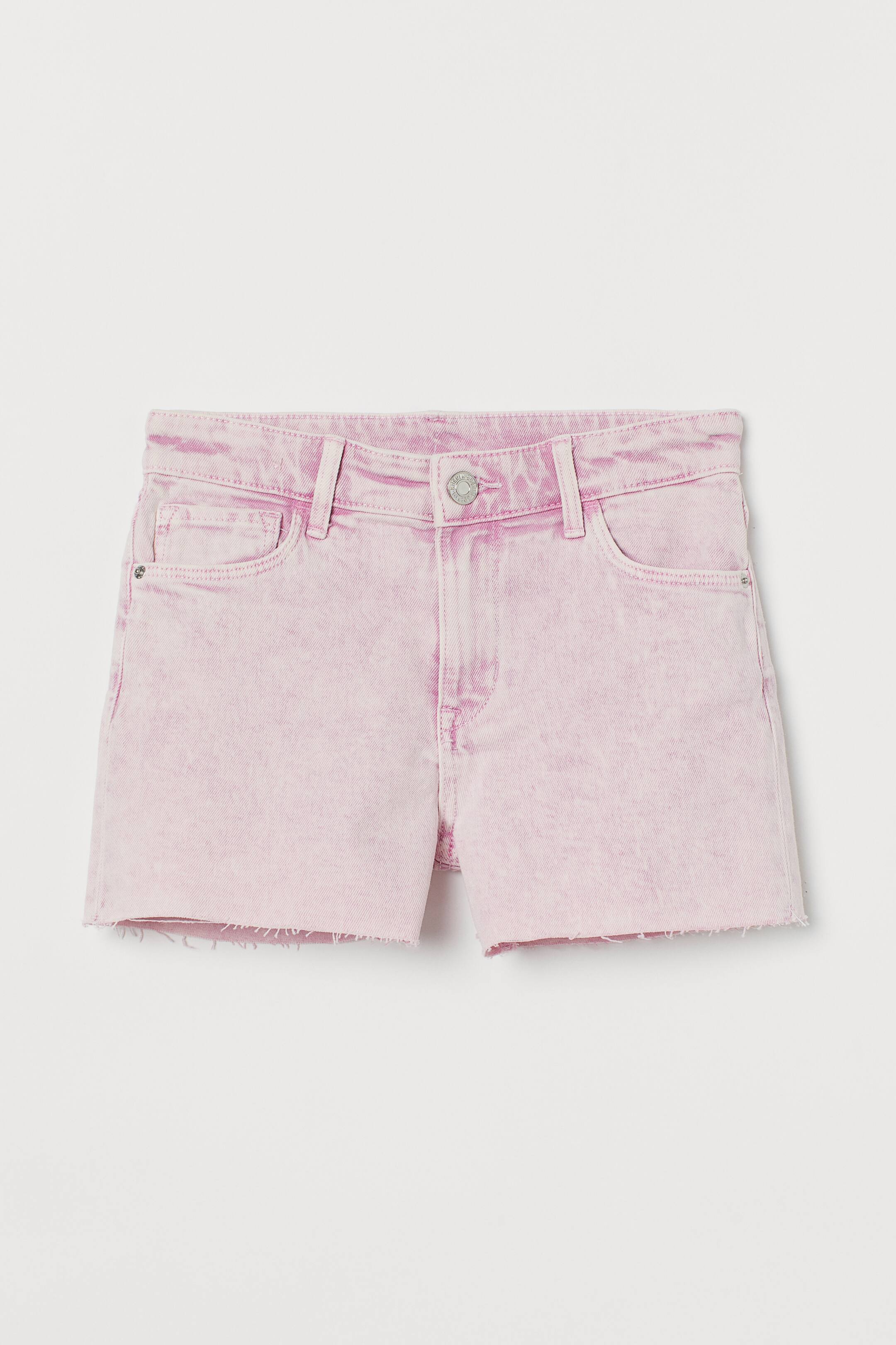 Denim σορτς - Ροζ/ξεπλυμένο - Kids | H&M GR