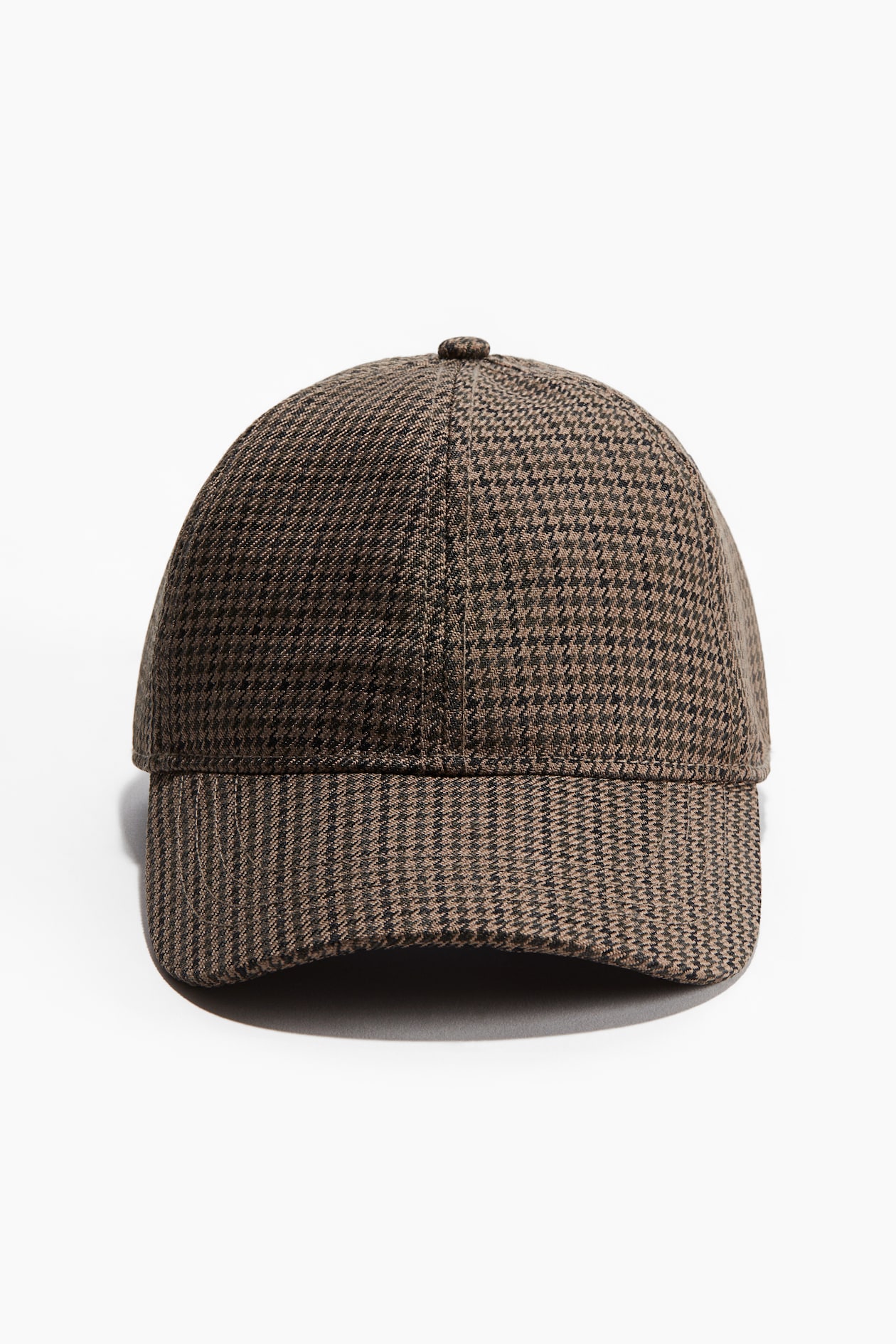 Men’s Beige/Dogtooth pattern Cap | H&M IN