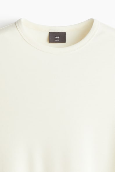 Playera Slim Fit - Crema - Men | H&M MX