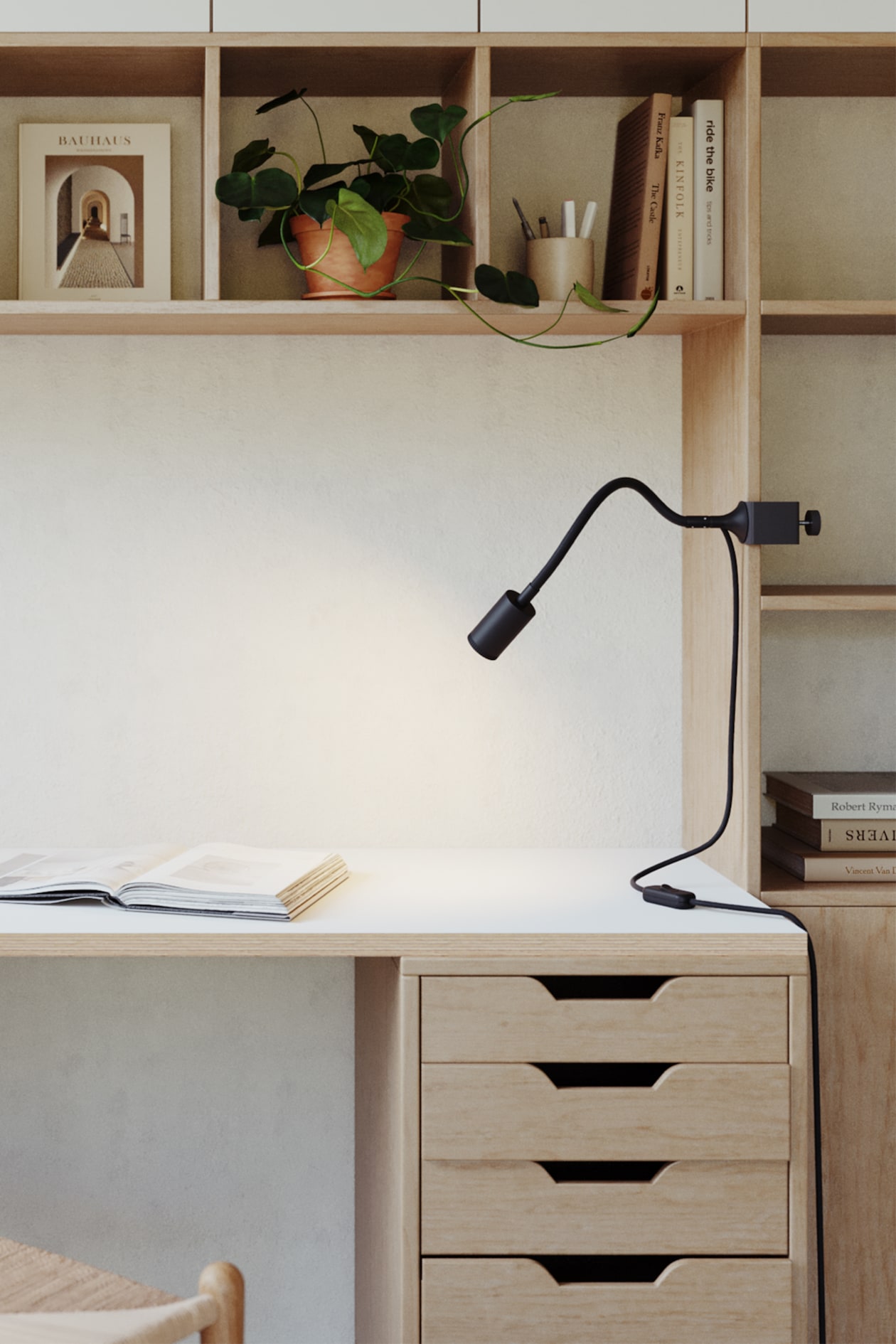 Spot Led Orientable Avec Pince Et Prise - Noir De Base - Creative ...