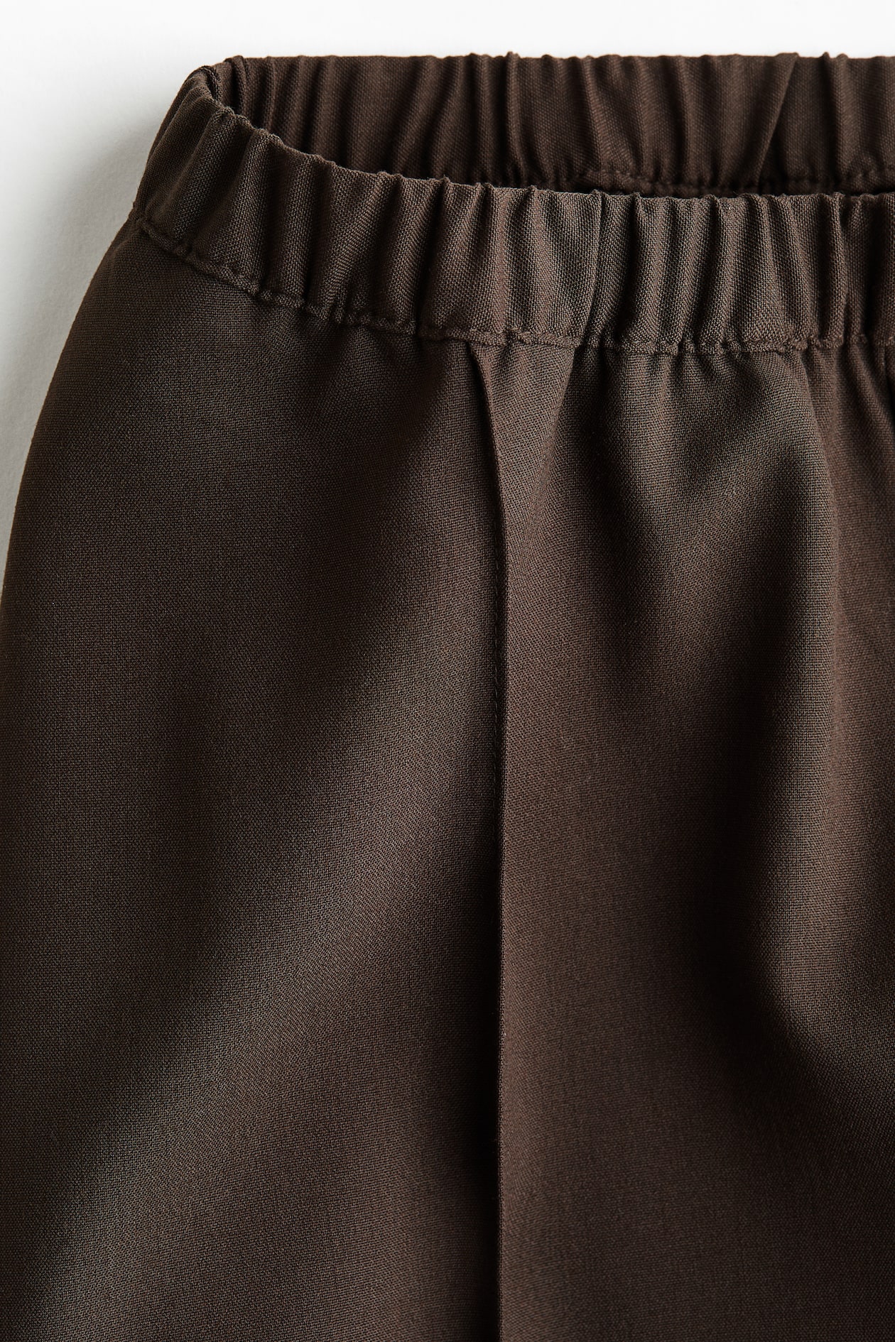 Women's Dark brown MAMA Before & After Wide-Leg Crease-Detail Pants | H ...