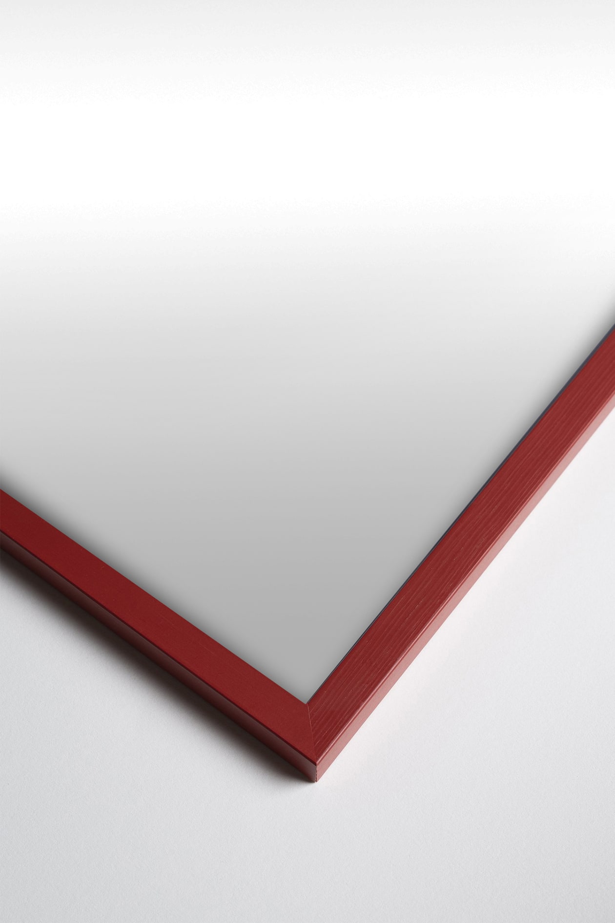 Mirror With Wooden Frame - Red - Poster & Frame - HOME | H&M BE