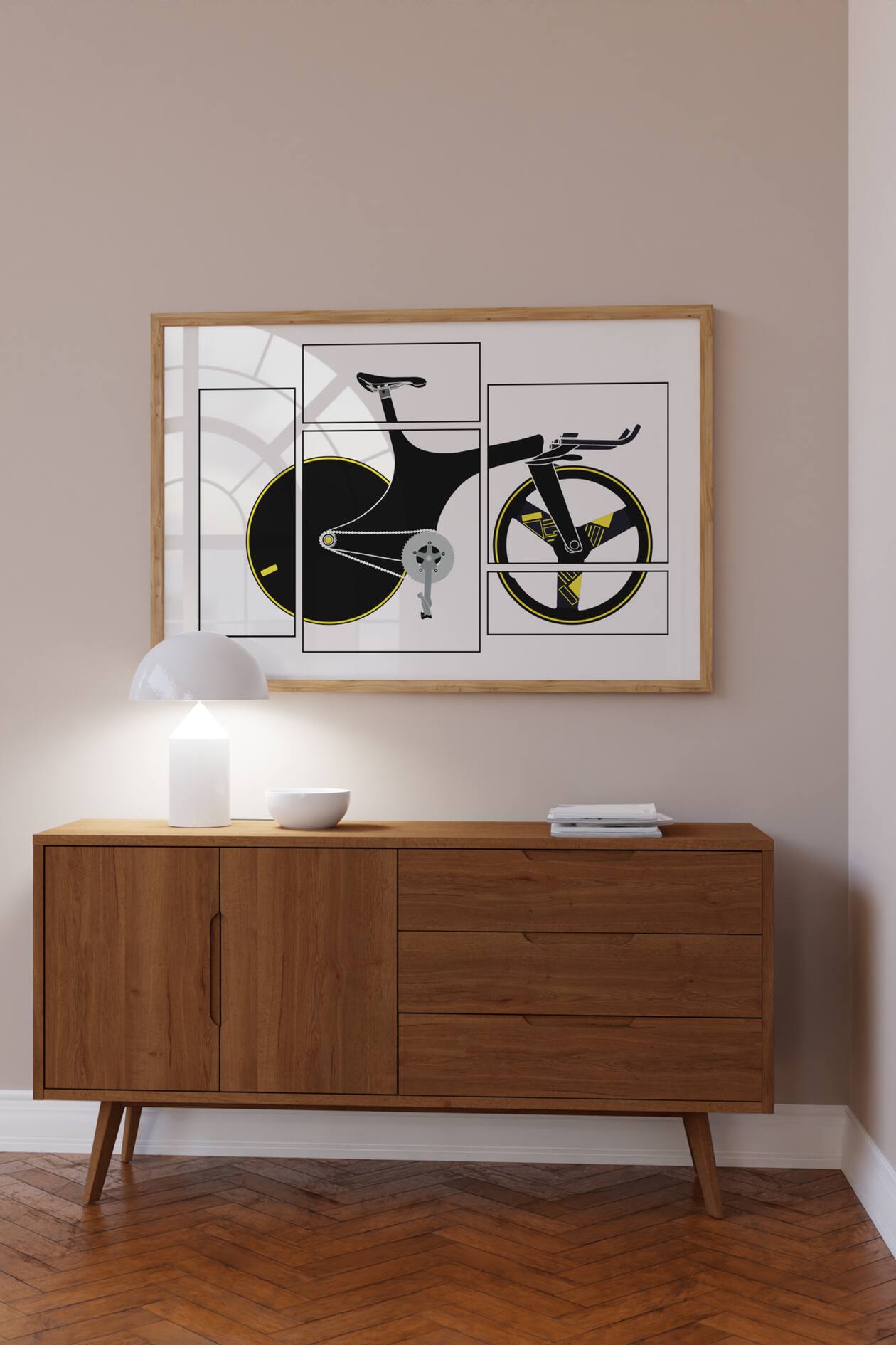 Cikkel Copenhagen - Black Panther V2 - Sort / Hvid / Gul - Poster ...