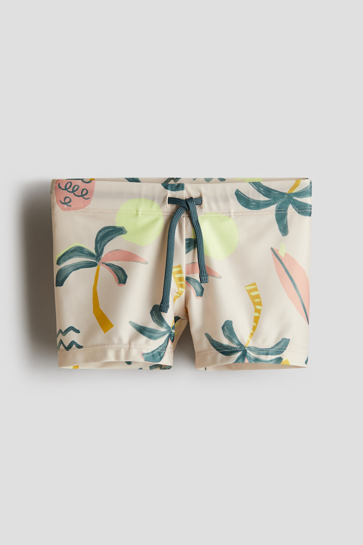 Caleçon de bain imprimé - Beige/palmiers - ENFANT | H&M CA
