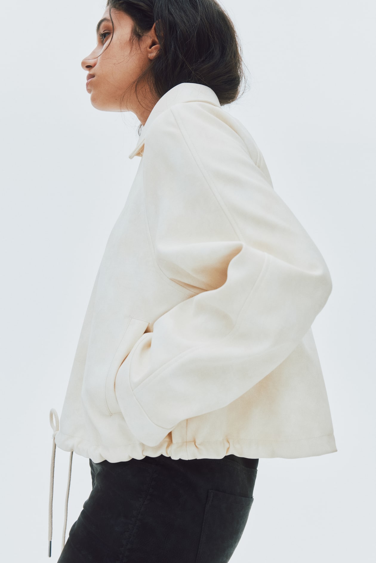 Napped Jacket - Cream - Ladies | H&M US