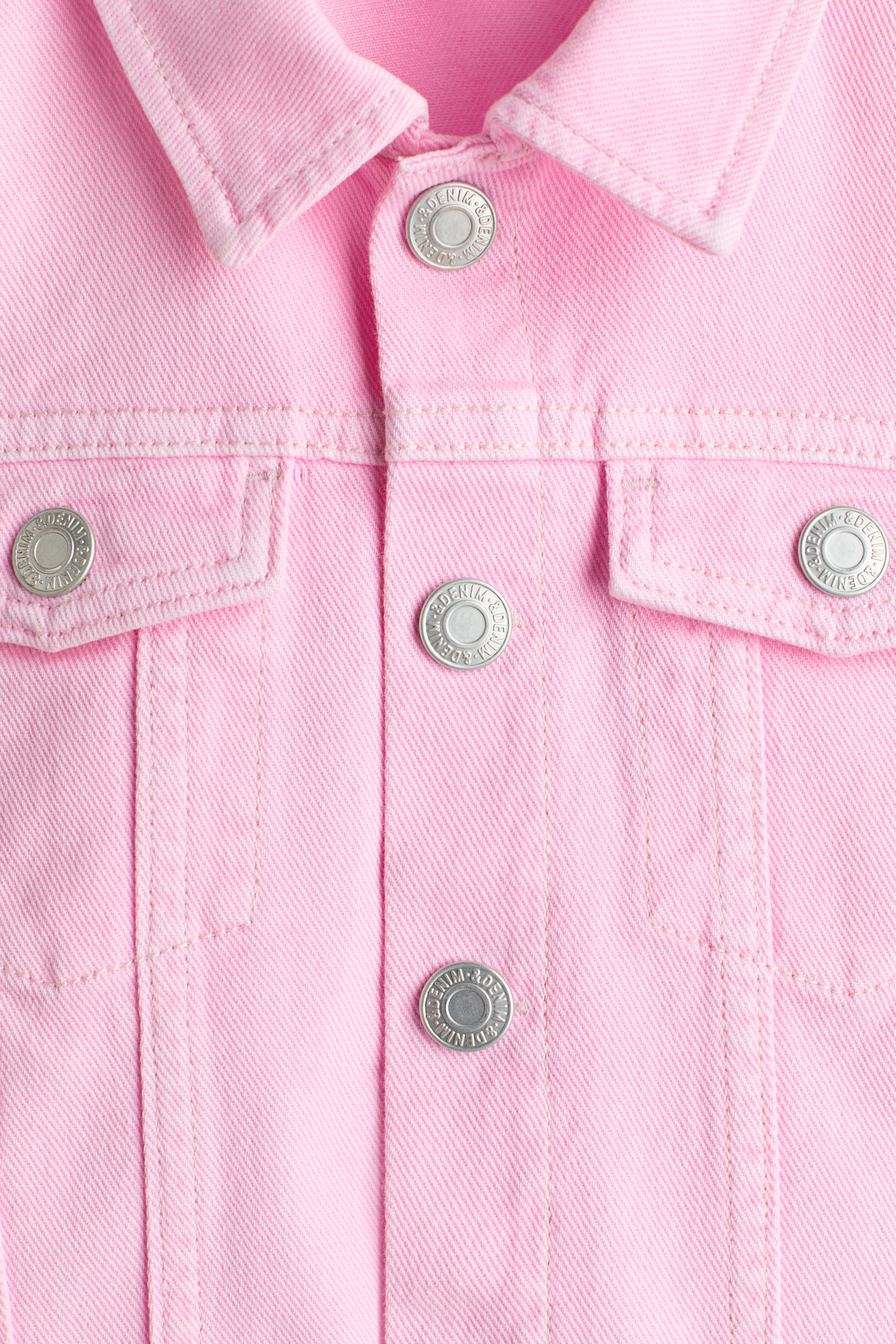 Pink Denim jacket for kids | H&M GB