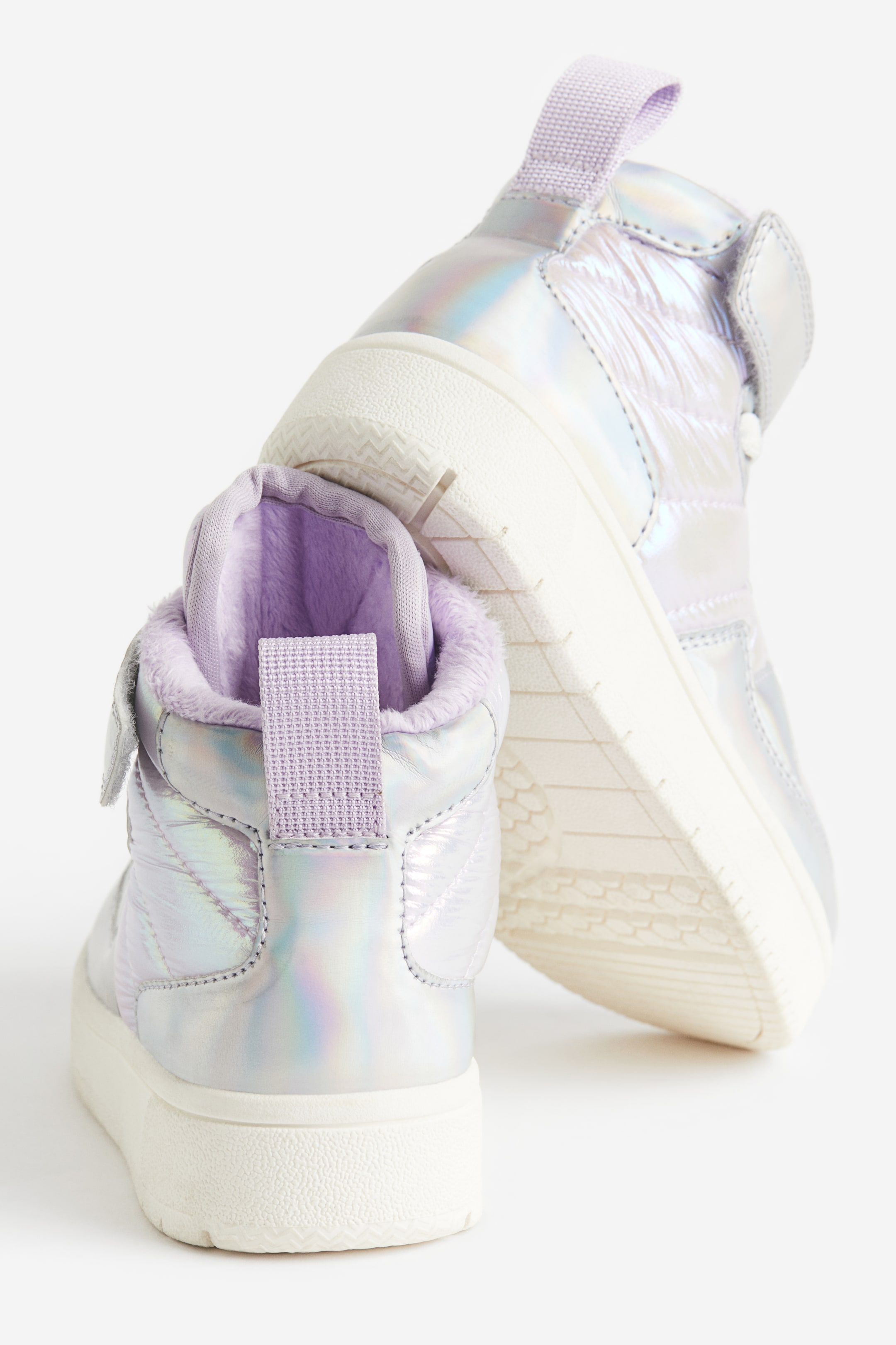High Tops - No heel - Light purple/silver-colored - Kids | H&M US