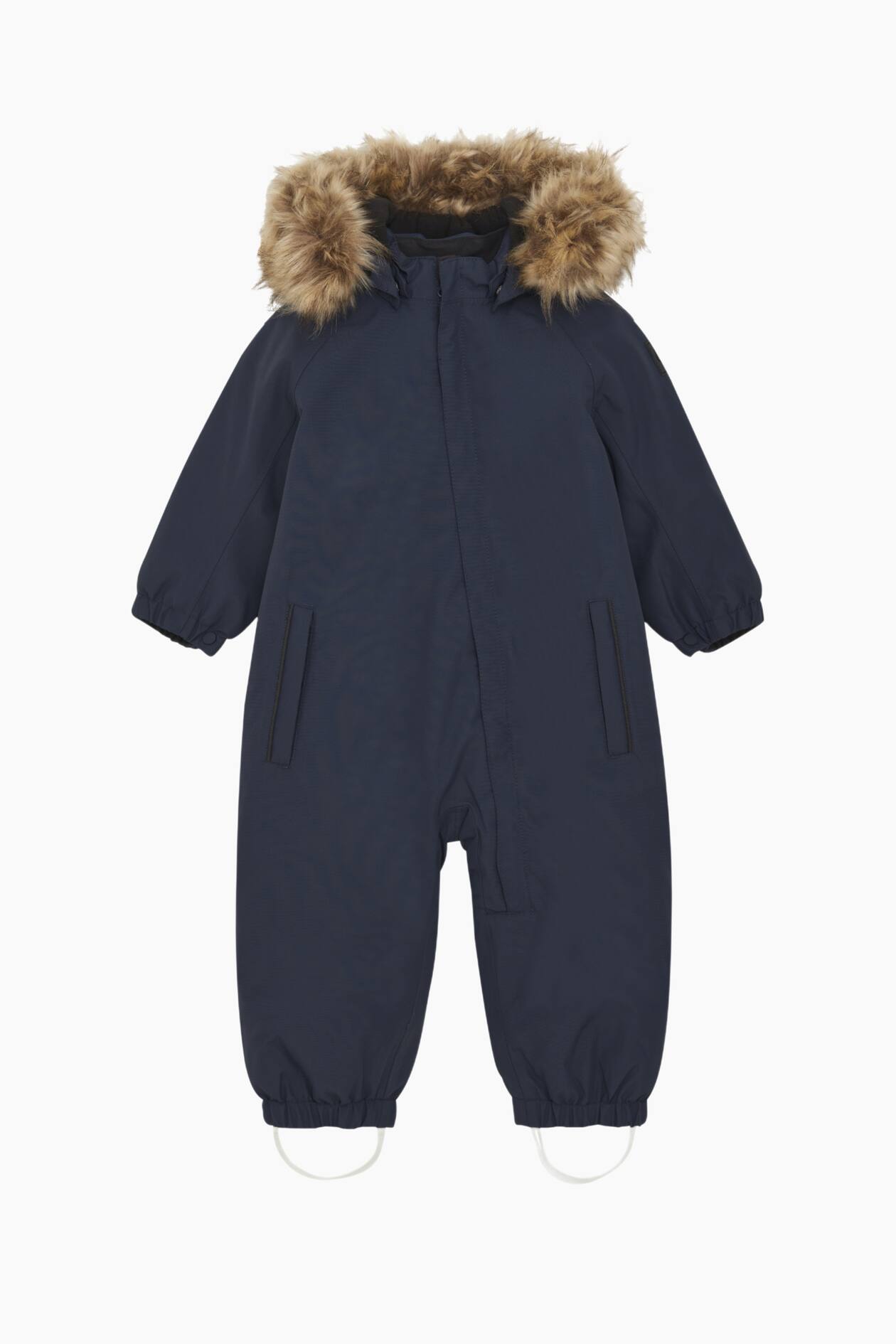 Overall Mit Fake Fur - Total Eclipse - Color Kids - Kids | H&M DE