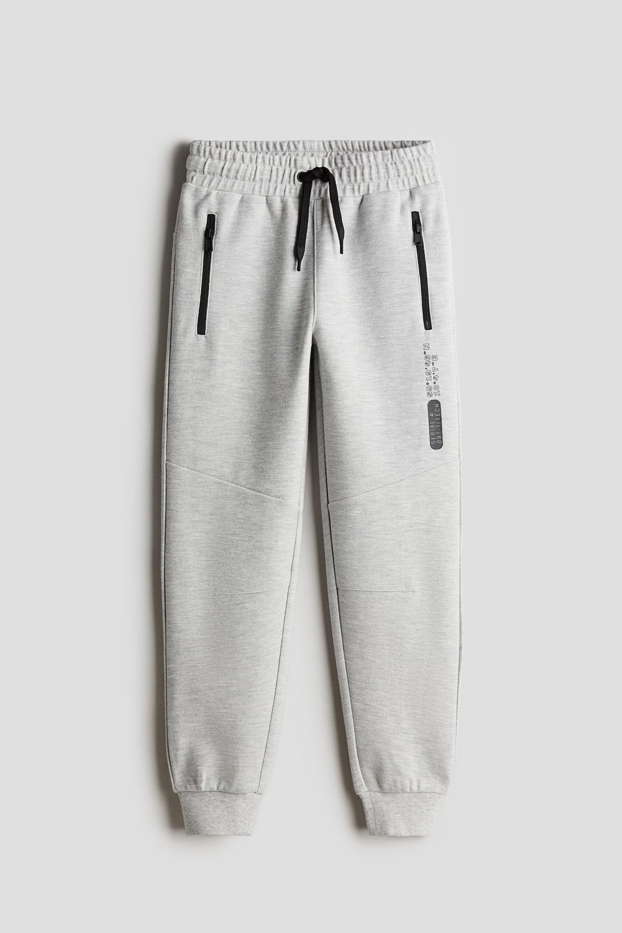 Light gray melange Thick Jersey Joggers for kids - Long | H&M CA