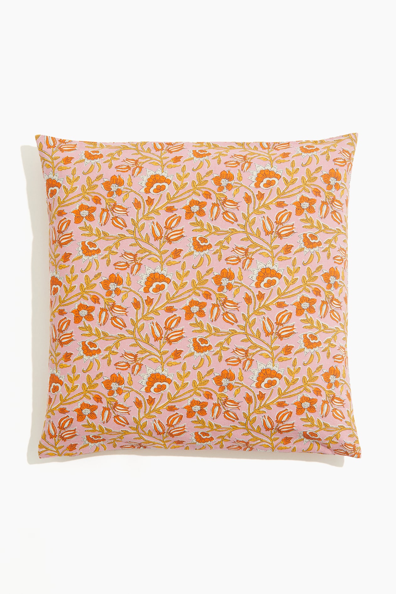 Patterned Cushion Cover - Pink/floral - Home All | H&M US