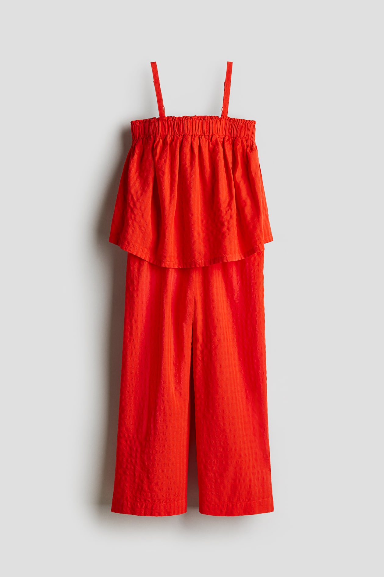 2-piece top and trousers set - Bright red - Kids | H&M GB
