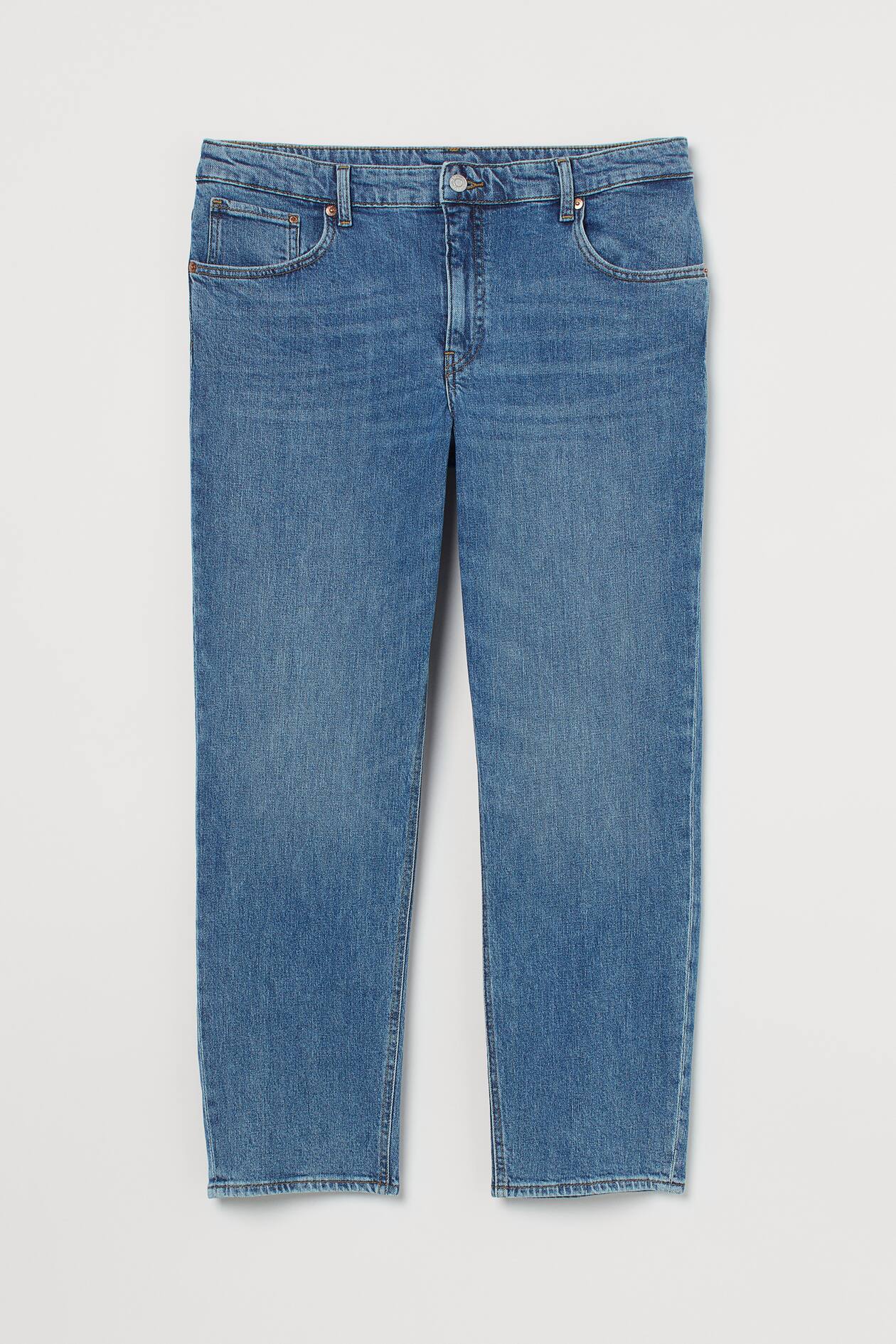 Girlfriend Regular Jeans - Ljus denimblå - DAM | H&M SE