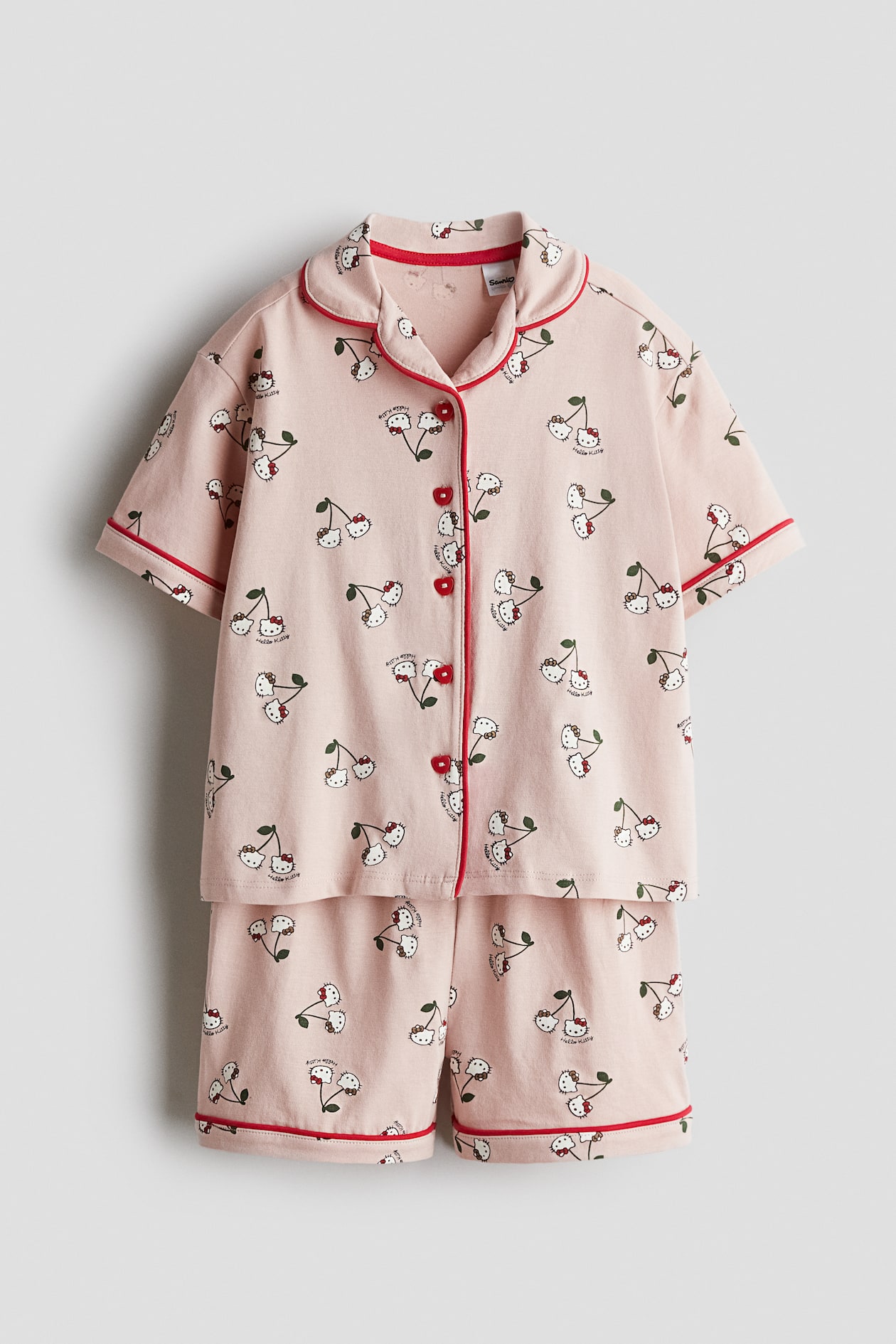 Printed cotton pyjamas - Peach pink/Hello Kitty - Kids | H&M