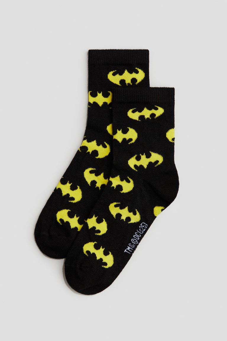 Black/Batman 5-pack patterned socks for kids | H&M GB