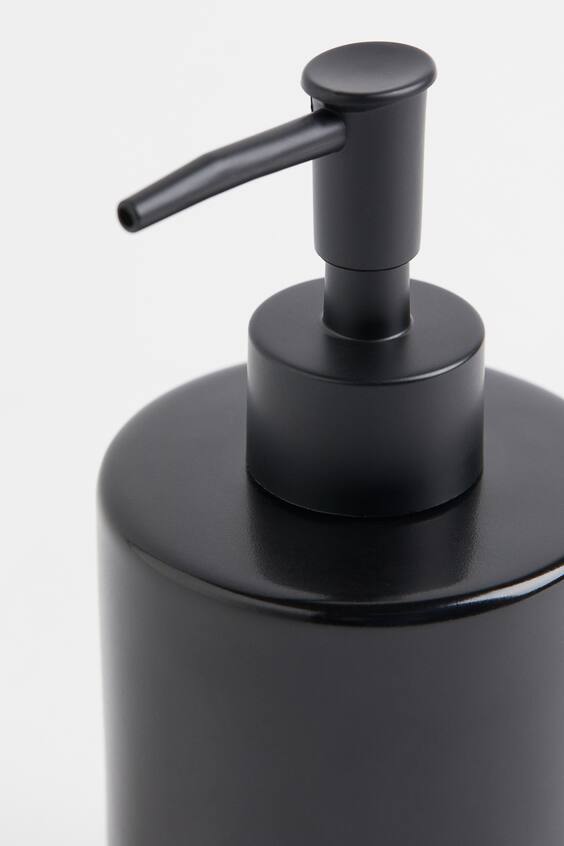 Black Earthenware Soap Dispenser at H&M Home | H&M US