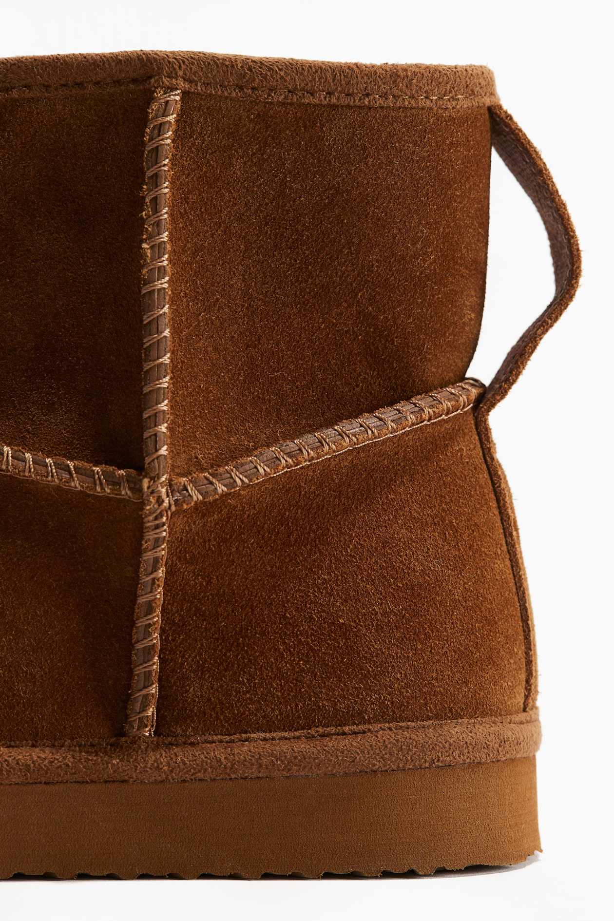 Women's Brown Warm Lined Suede Boots | H&M AU