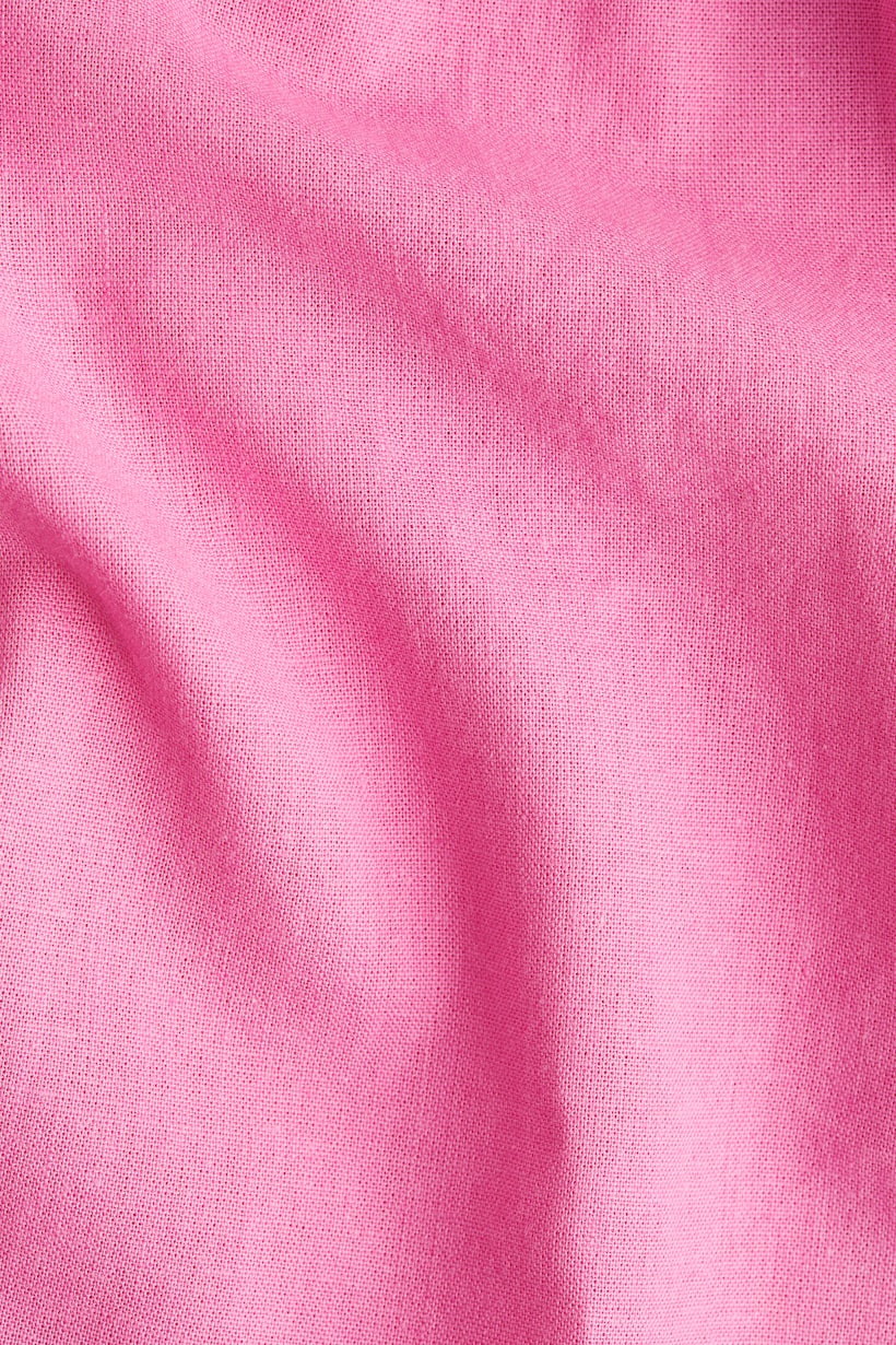 Linen-Blend Dress - Pink - Kids | H&M US