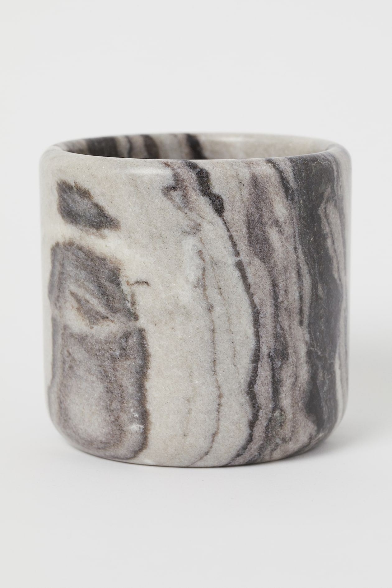 Marble plant pot - Grey/Marble - Home All | H&M GB