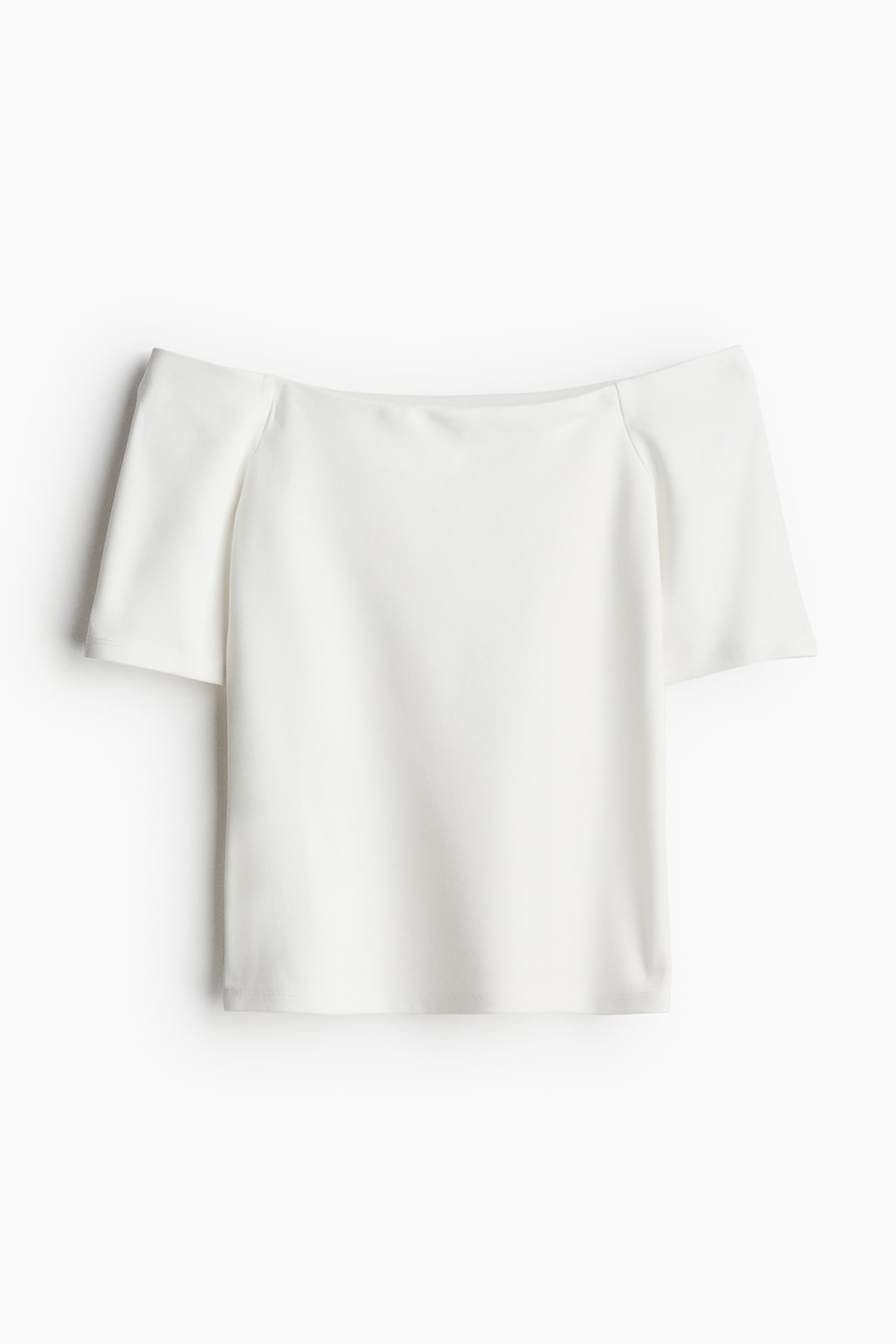 Women's White Off-the-shoulder Jersey Top | H&M US